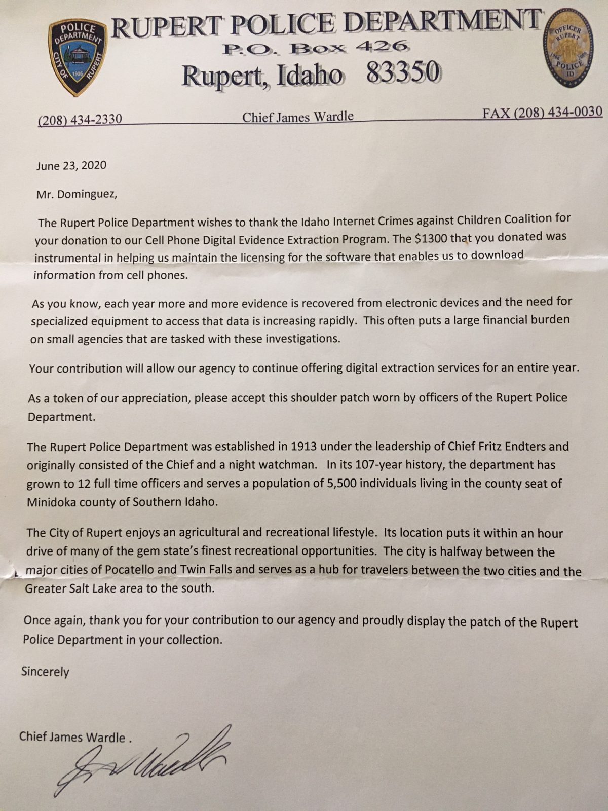 Idaho Internet Crimes Against Children Coalition – IICACC